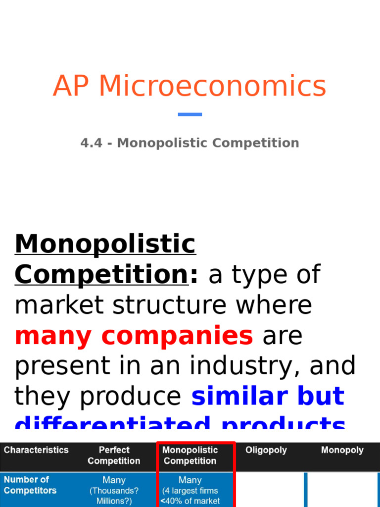 Daily Tools in Monopolistic Competition | PDF