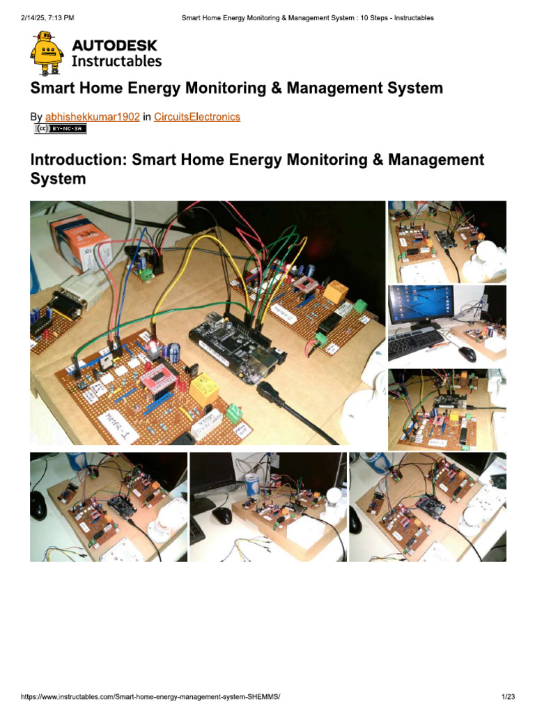 1 - Smart Home Energy Monitoring & Management System | PDF