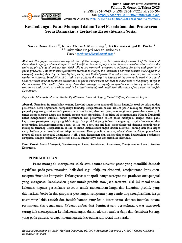 JUMIA Vol 3 No 1 Tahun 2025 Hal 200-204 | PDF