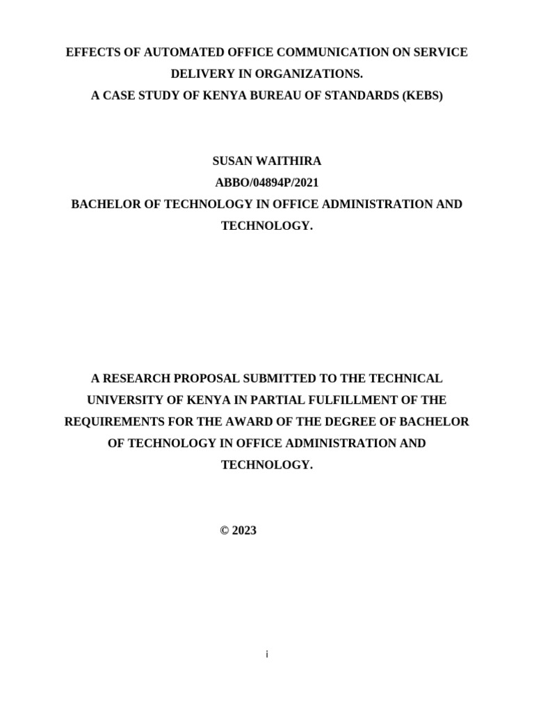 Susan Waithira Ndiki - Project | PDF | Computer Network | Automation