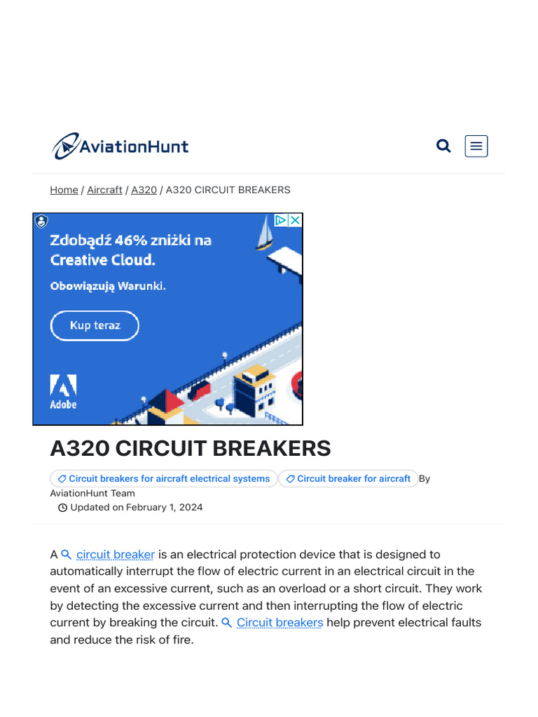 A320 Circuit Breakers - Aviationhunt | PDF | Cockpit | Aircraft
