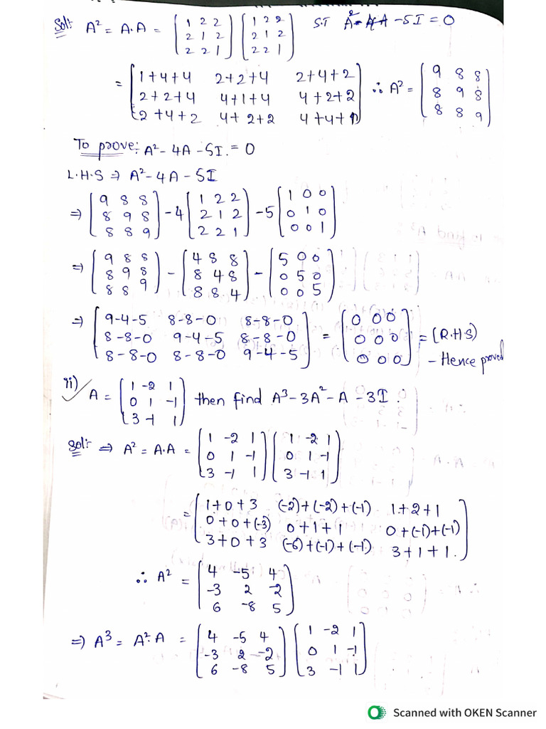 Matrices | PDF