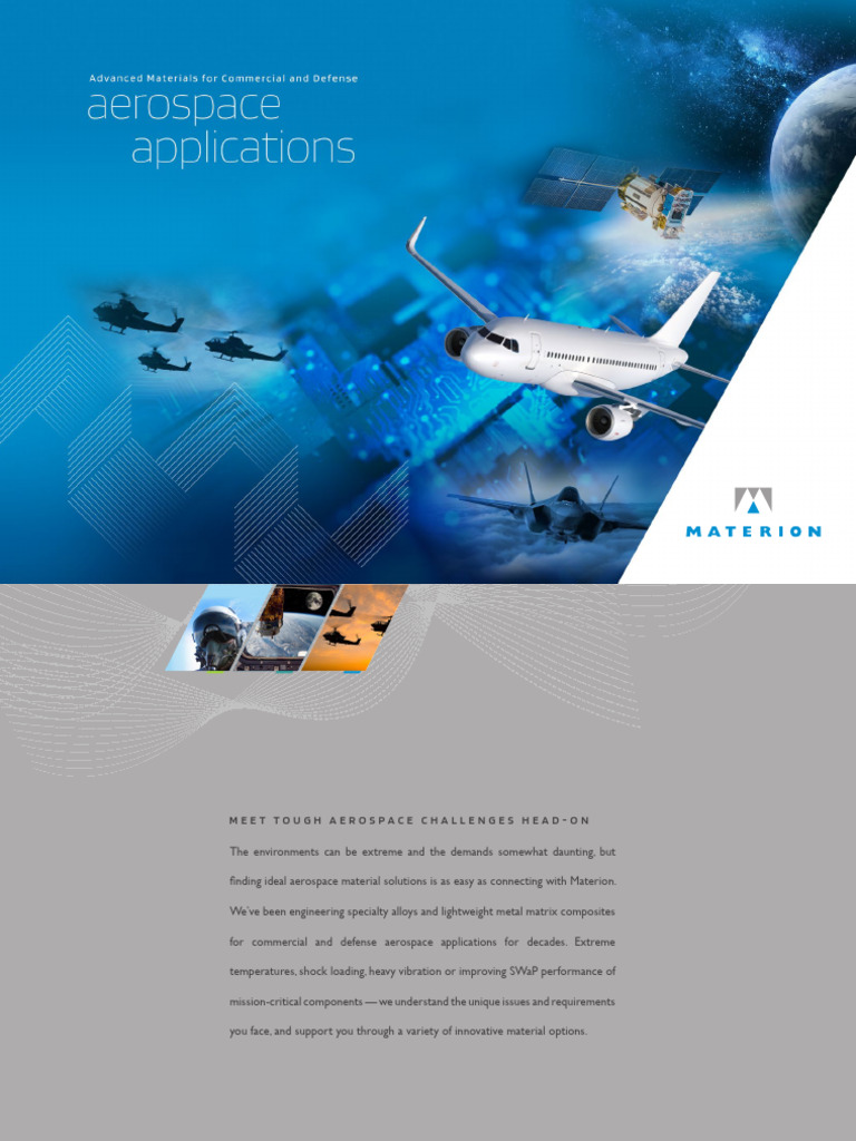 Materion Aerospace Brochure | PDF | Composite Material | Metals