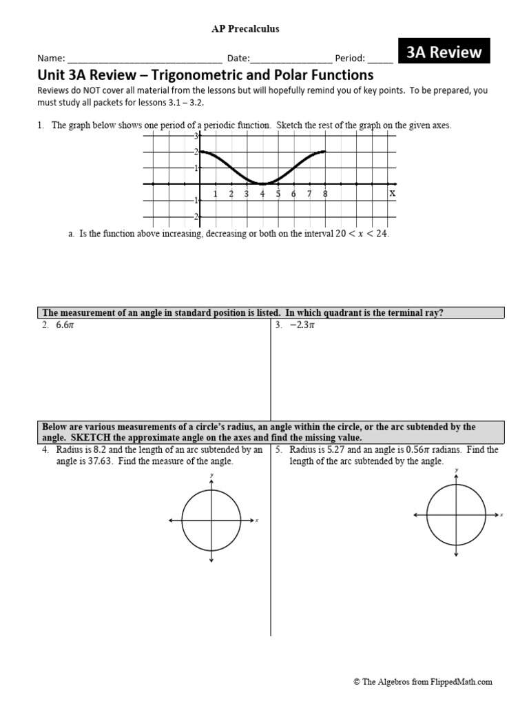 Appc Unit 3a Review | PDF | Geometric Measurement | Euclidean Geometry