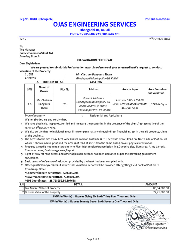Chetram Dangaura Tharu Revised | PDF