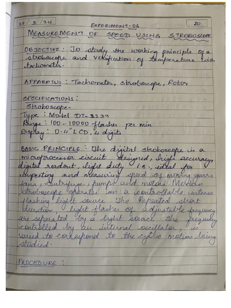 Experiment 6 Measurement Lab | PDF