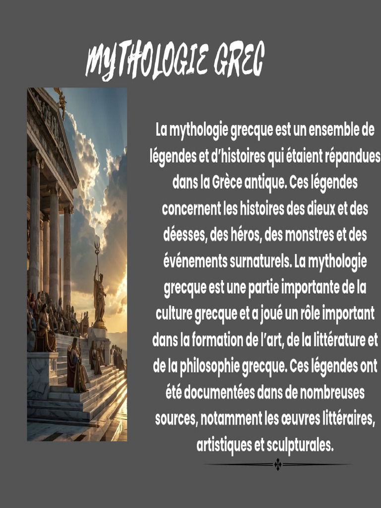 La Mythologie Grecque | PDF
