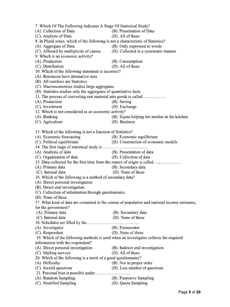 11th MCQ Practice | PDF