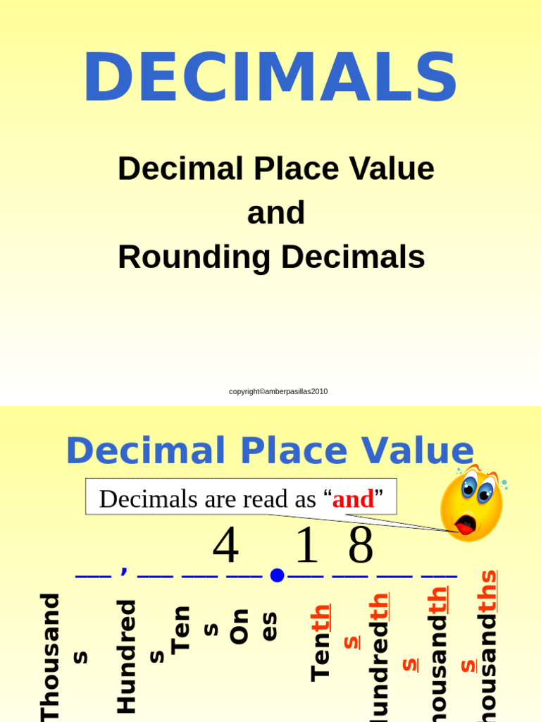 Rounding With Decimals 1 | PDF | Significant Figures | Notation