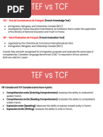TEF Canada Exam Sample Exercises | PDF | Test (Assessment) | Cognition