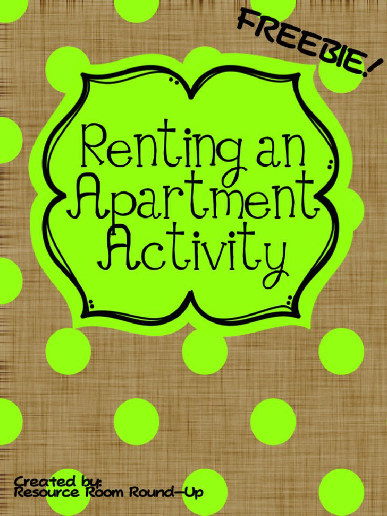 Apartment Renting Activity Guide | PDF