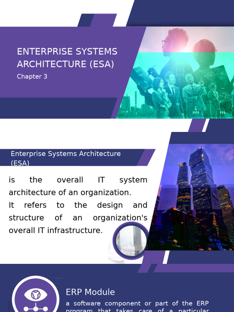 Chapter 3 Enterprise Systems Architecture ESA Repaired | PDF | Enterprise Resource Planning ...