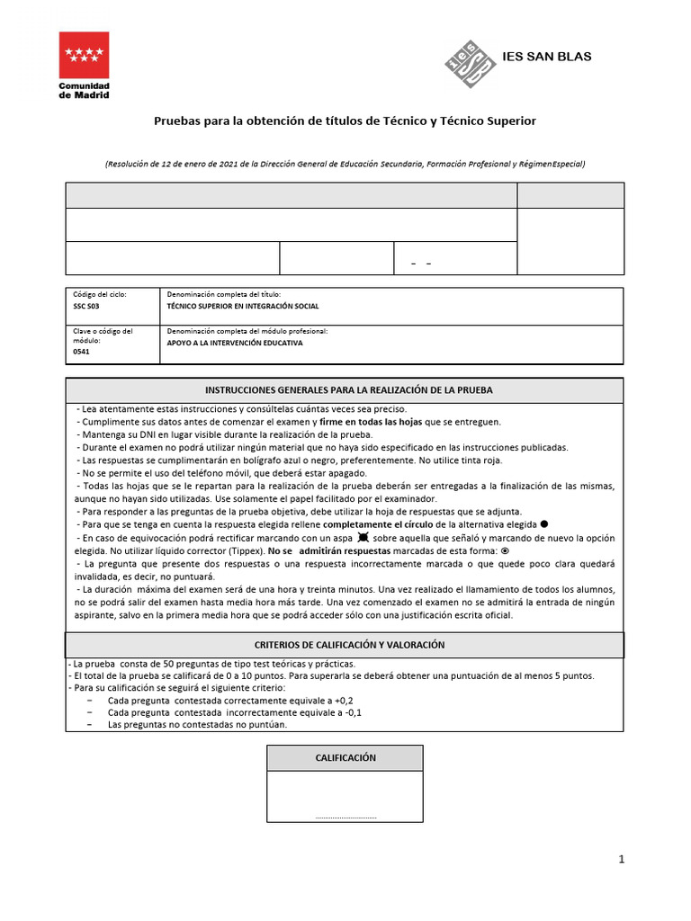 Apoyo A La Intervencion Educativa | PDF | Educación primaria | Evaluación