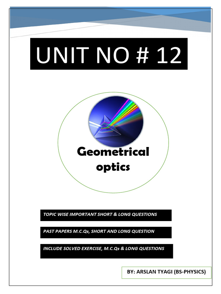 10th Physics Ch3 | PDF | Reflection (Physics) | Mirror