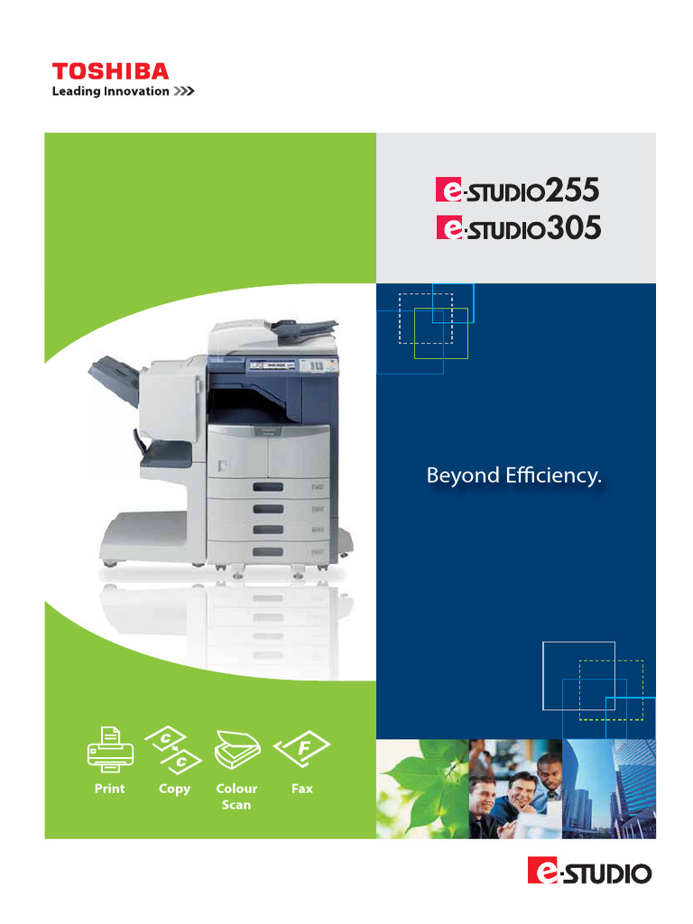 Toshiba e STUDIO 255 Brochure | PDF | Printer (Computing) | Fax