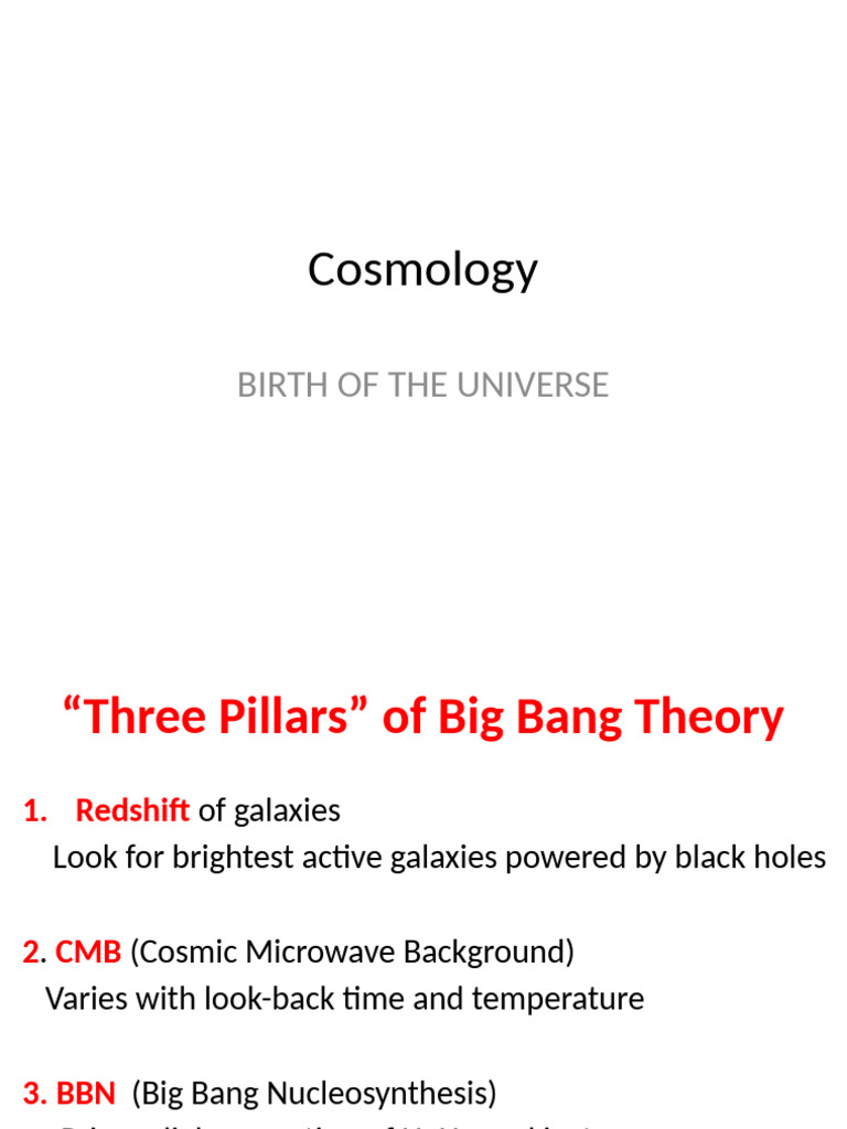 Unit 15 - Cosmology | PDF | Cosmic Microwave Background | Big Bang