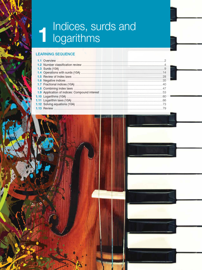 c 01 Indices Surd Sand Logarithms | PDF | Numbers | Real Number