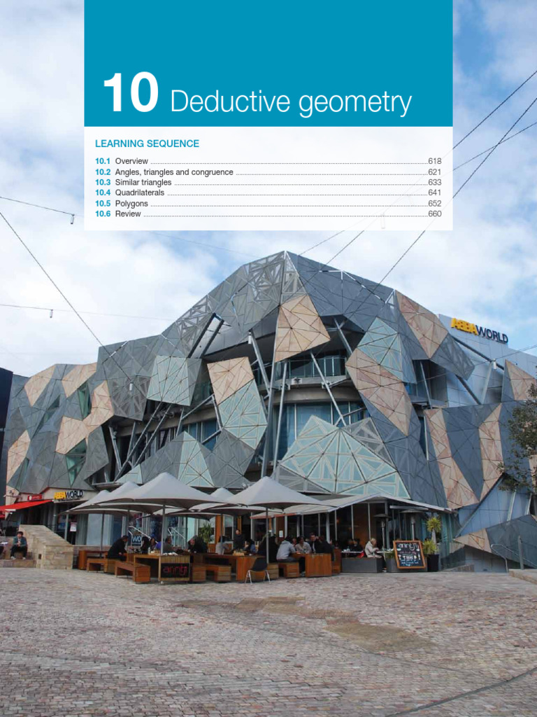 C 10 Deductive Geometry | PDF | Triangle | Mathematical Proof