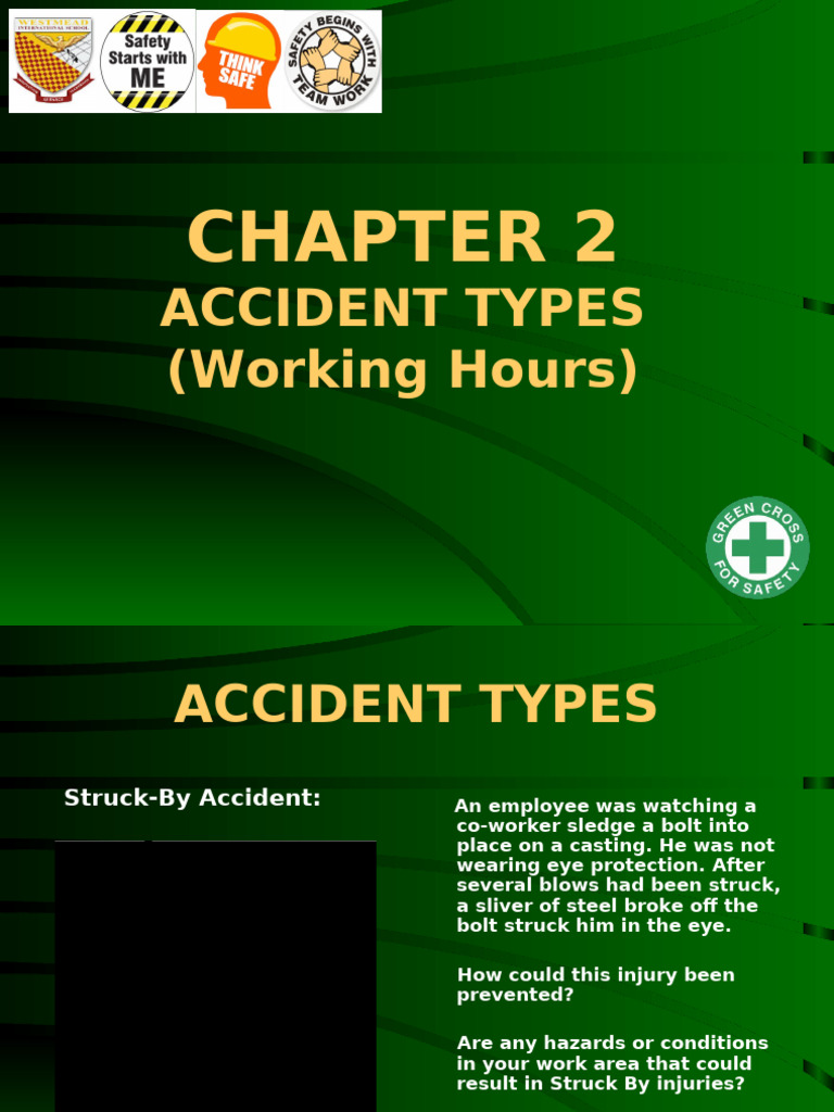 2nd Chapter Accident Types | PDF | Ladder | Boiler