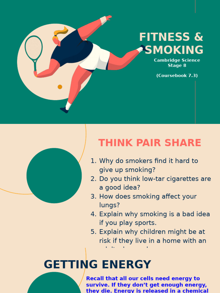 Stage 8-Topic 7.3 Fitness & Smoking | PDF | Smoking | Heart