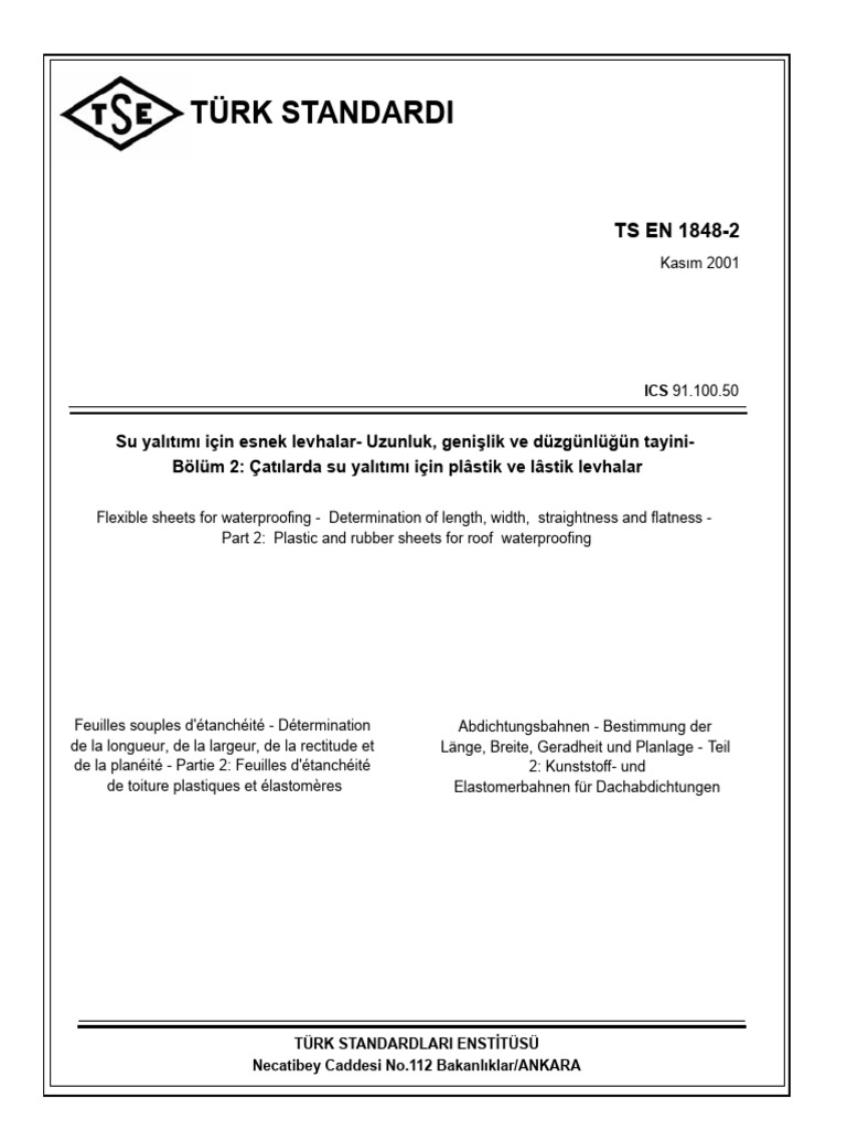 TS_EN_1848_2 | PDF | Length | Metrology