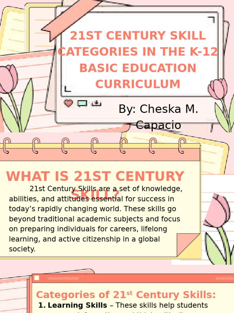 21st Century Skills Categories | PDF