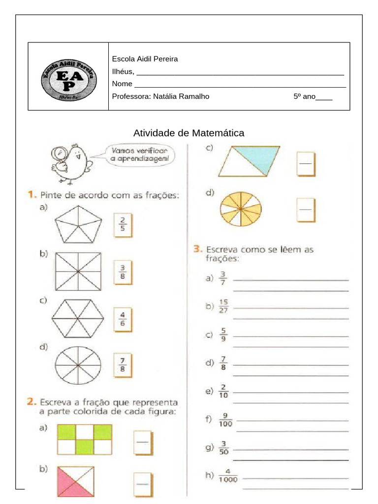 5 Ano Matematica | PDF