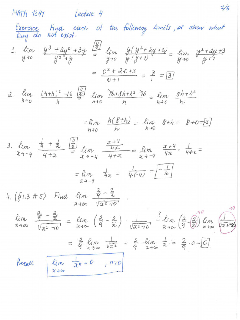 1341_Lecture4_Continuity | PDF