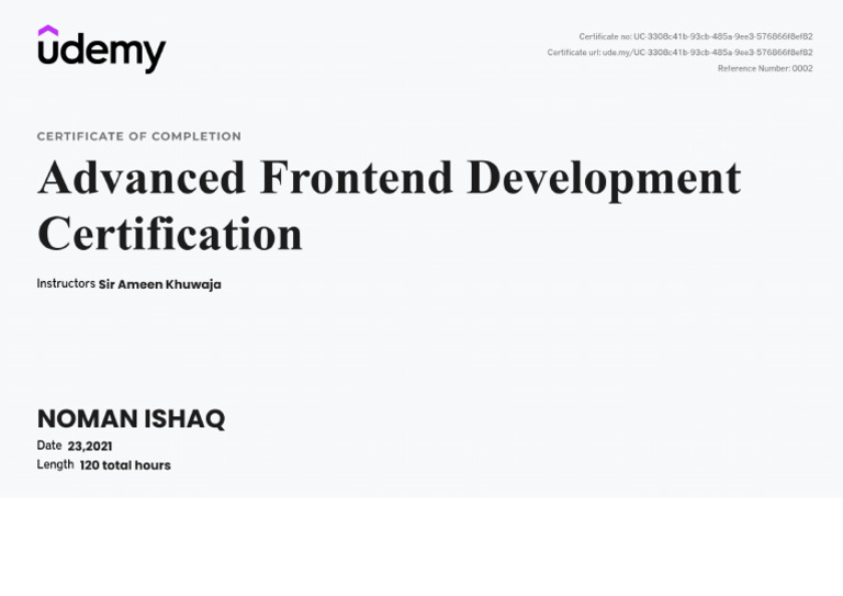 Udemy-certificate (1) | PDF