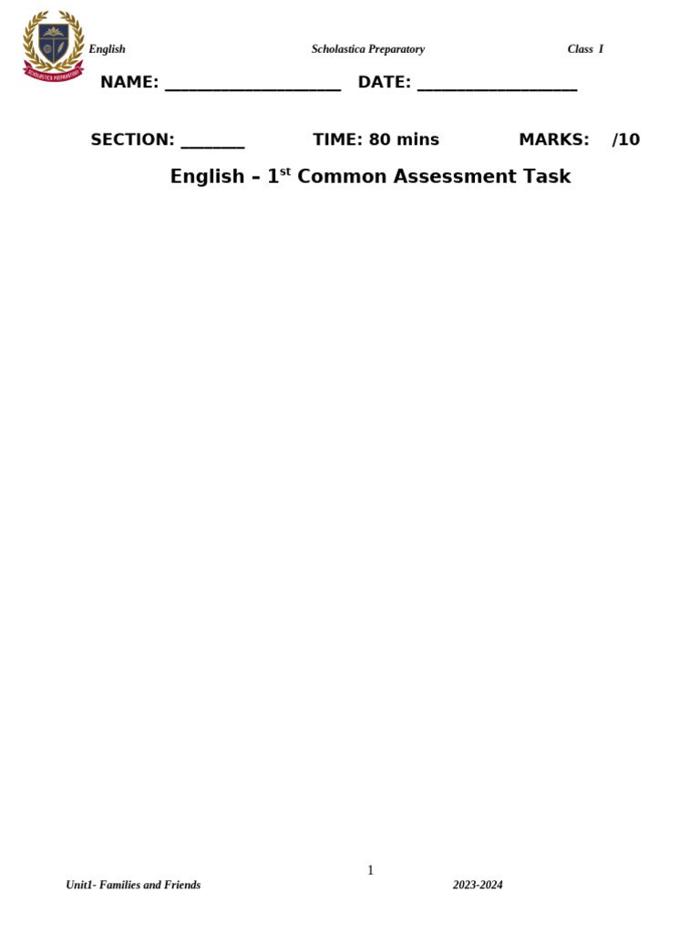 cat 1 grade 1 | PDF