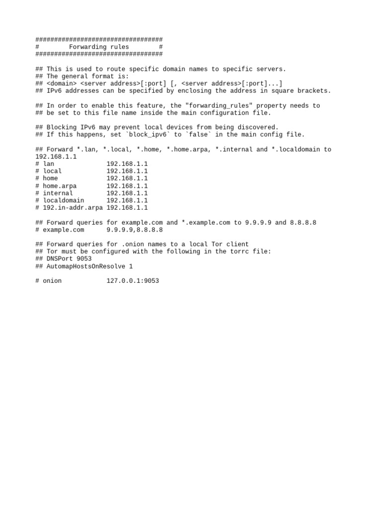 example-forwarding-rules | PDF