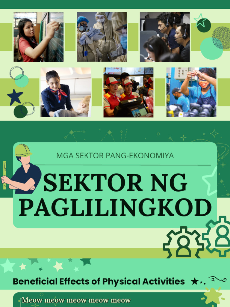 Sektor NG Paglilingkod (Grade 9 Economics) :P | PDF