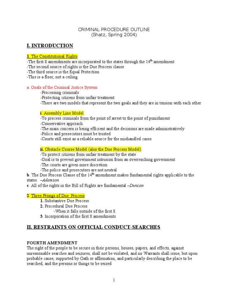 A. Goals of The Criminal Justice System | PDF | Reasonable Suspicion ...