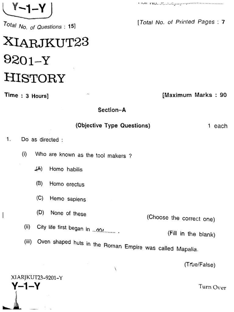 JK Bose Class 11 History 9201 y 2023 | PDF