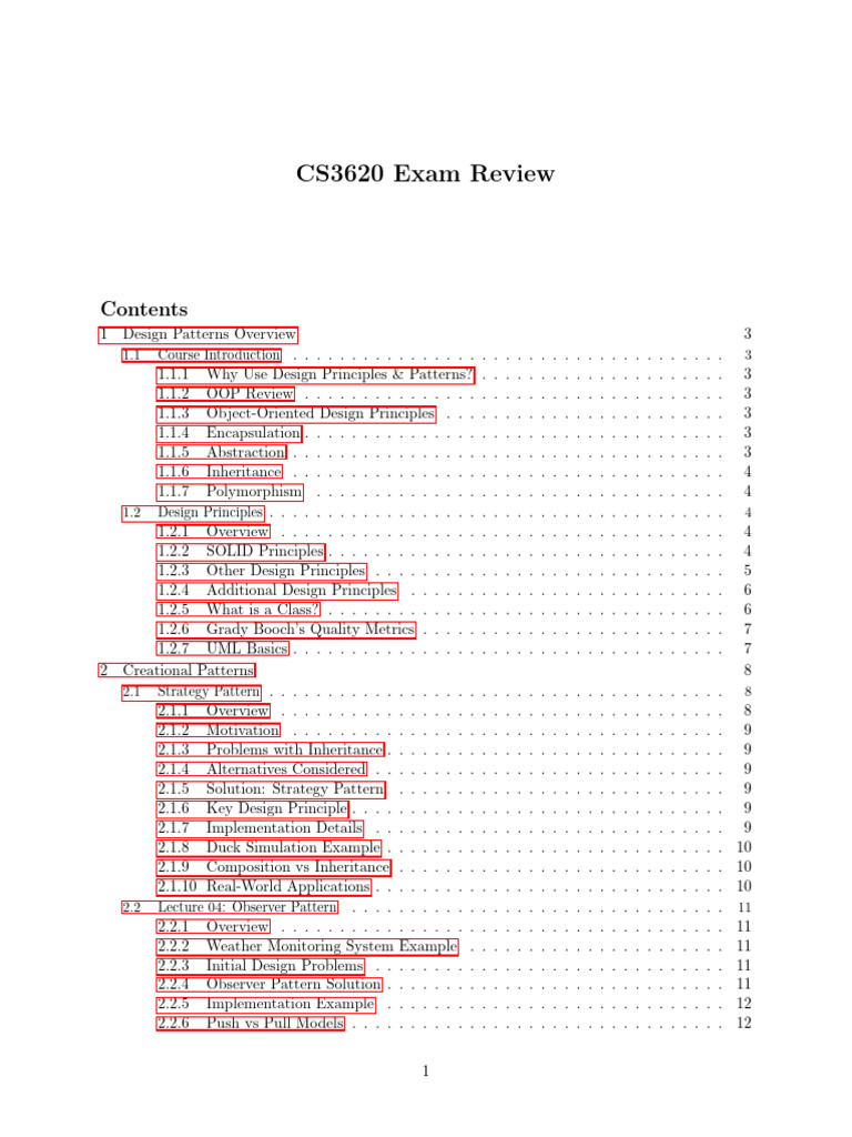Software Design Review | PDF | Class (Computer Programming) | Inheritance (Object Oriented ...