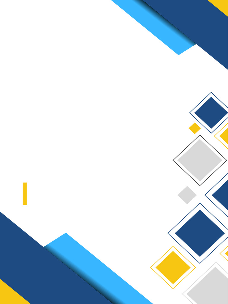 Blue White Yellow Simple Modern Geometric Project Proposal Cover A4 PDF ...