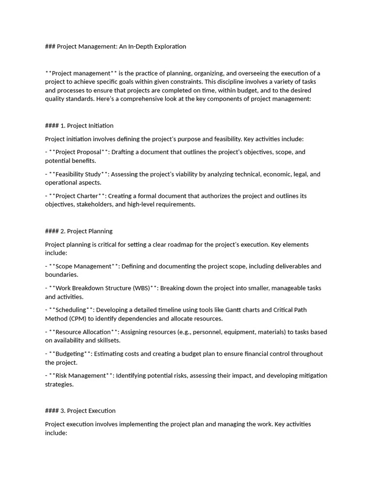 Project Management 2 | PDF | Project Management | Software Development Process