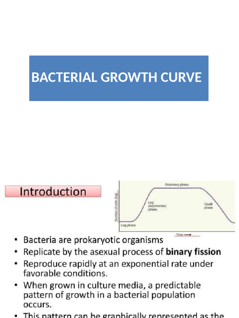 Bacterial Growth Curve | PDF