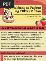 Mga Hakbang Sa Pagbuo NG CBDRRM Plan | PDF