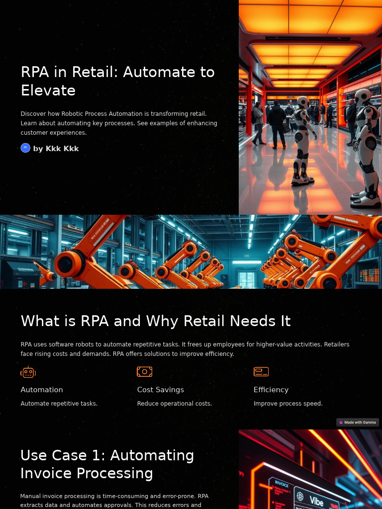 RPA in Retail Automate To Elevate | PDF | Automation | Inventory