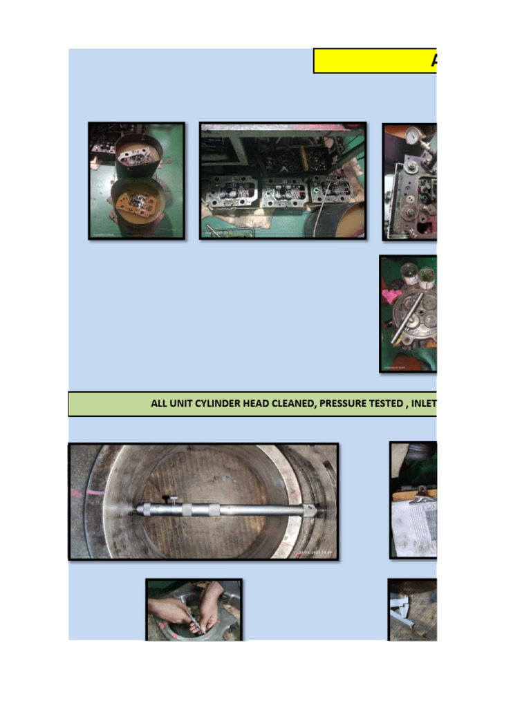 Engine Overhaul and Inspection Report | PDF