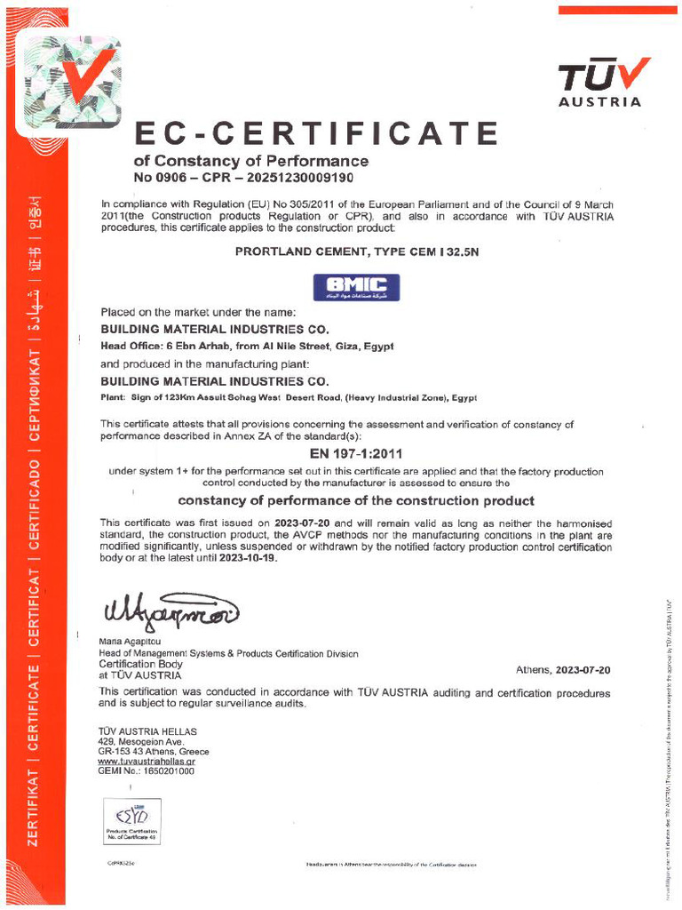 Ec Certificate | PDF