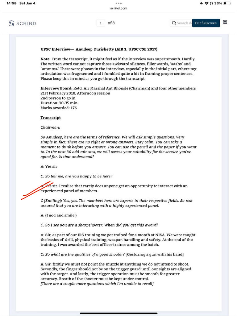 Anudeep Transcript | PDF