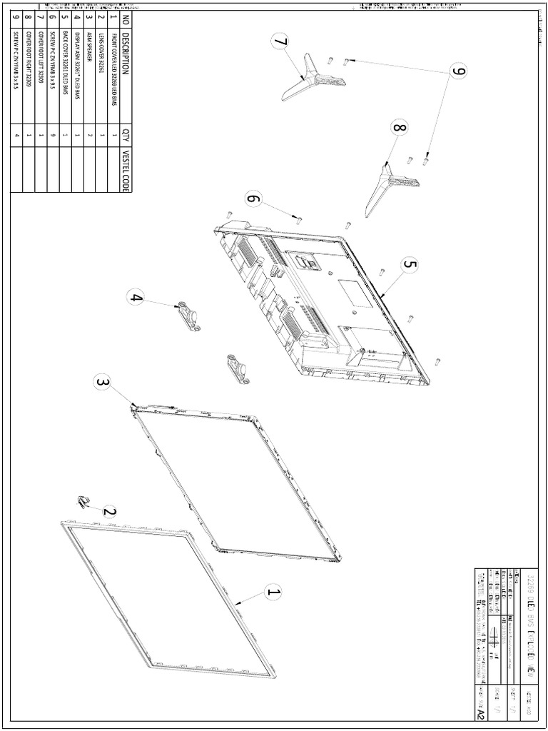 Tft 32269 Exploded View | PDF