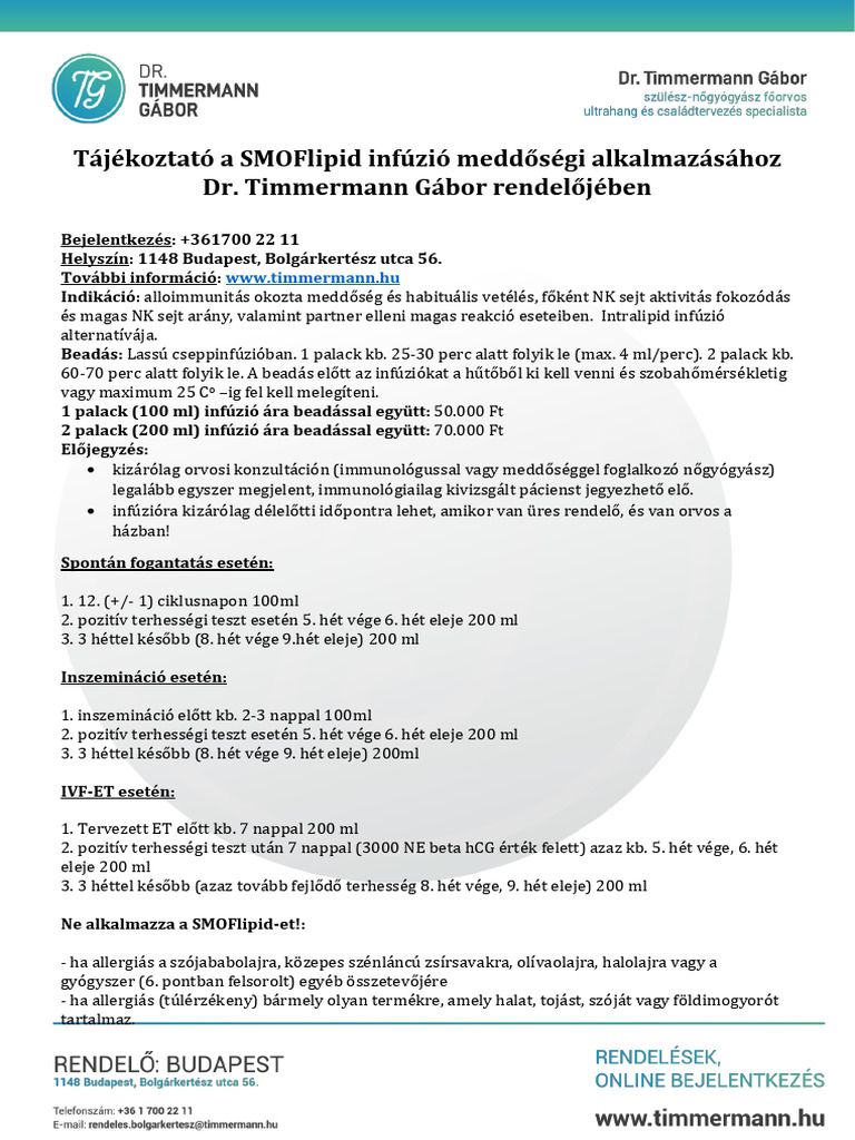 Smoflipid Beleegyező | PDF
