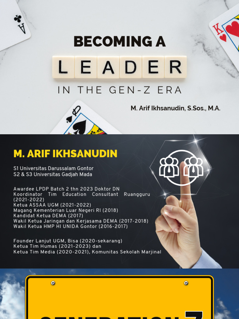 Becoming A Leader in The Gen Z Era | PDF