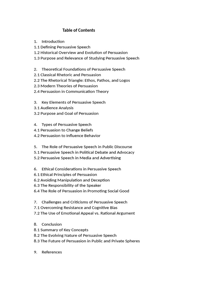 Table of Conten | PDF