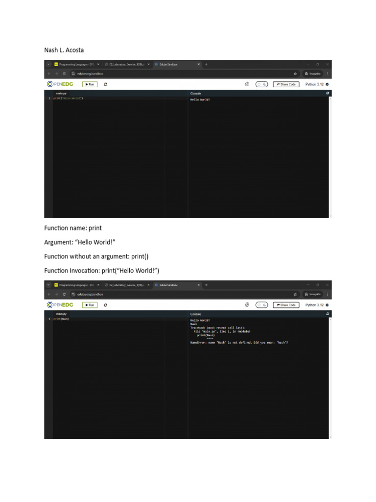 FirstPython Acosta | PDF
