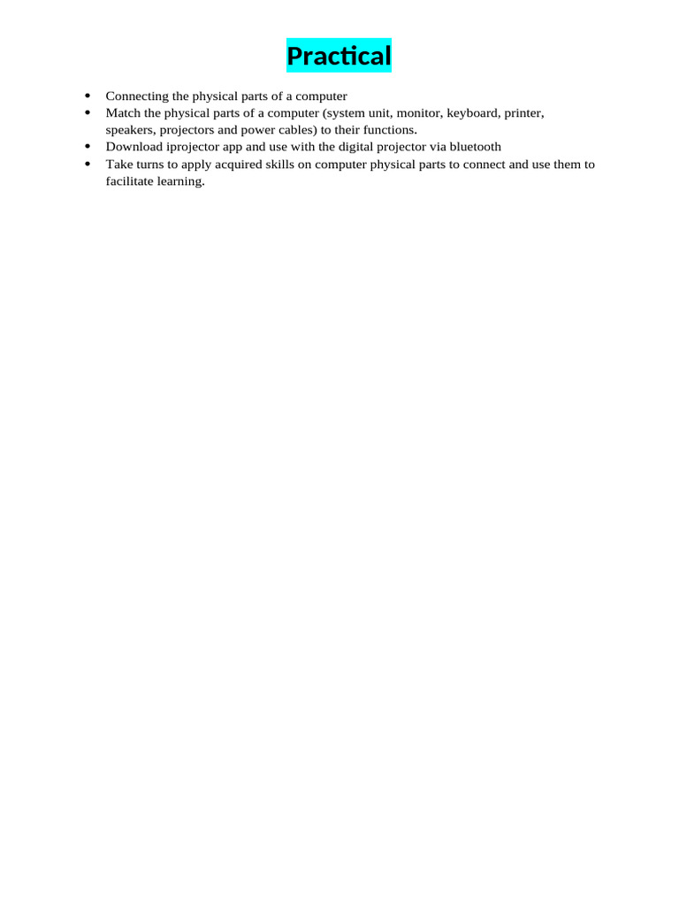 Connecting Computer Hardware Essentials | PDF