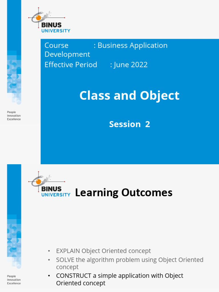 20220620113652D6421 Session2 Class and Object | PDF | Class (Computer Programming) | Method ...